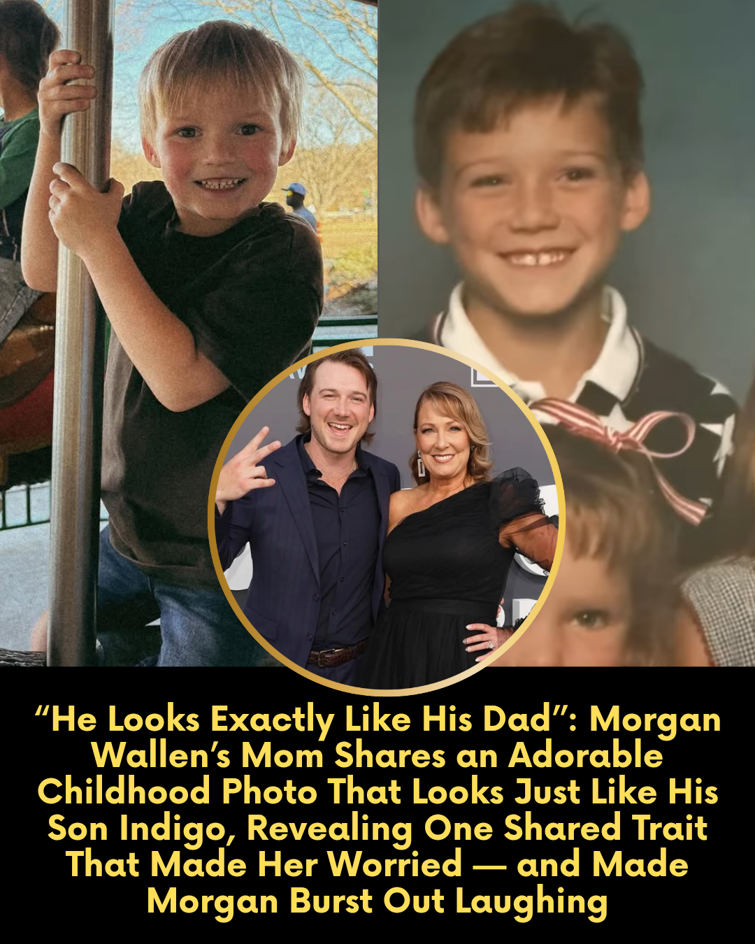 “He Looks Exactly Like His Dad’’: Morgan Wallen’s Mom Shares an ...