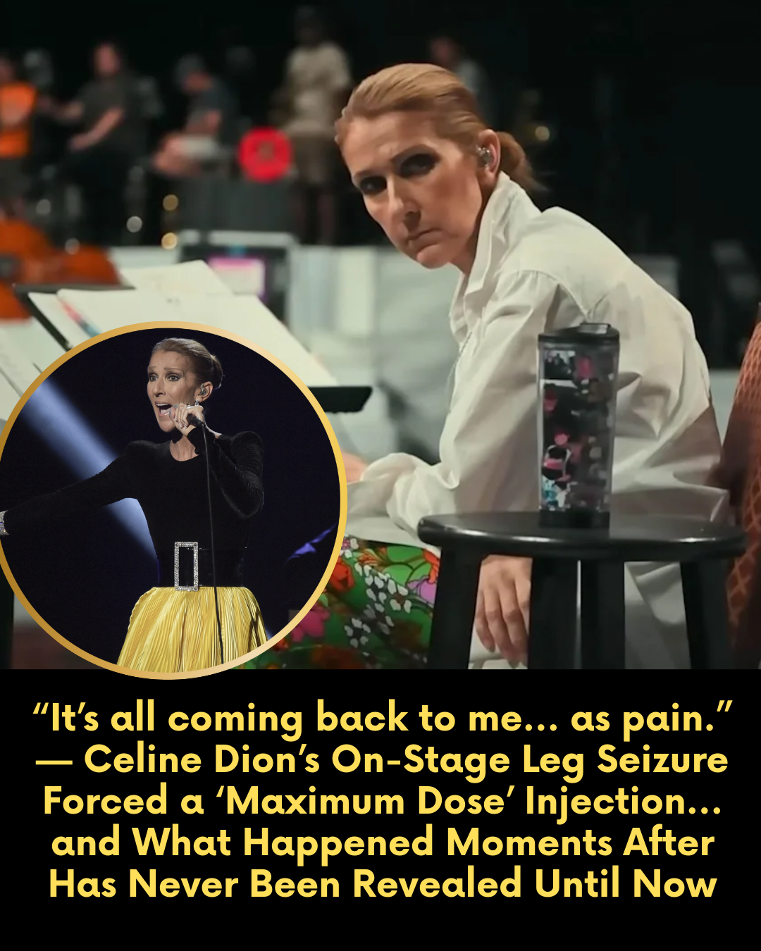 “It’s all coming back to me… as pain.” — Celine Dion’s On-Stage Leg ...
