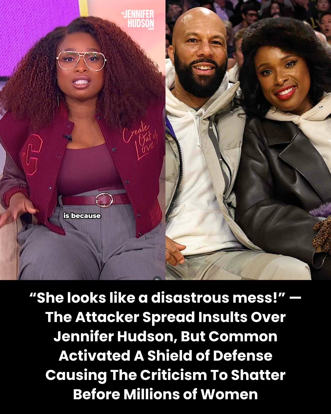 “She looks like a disastrous mess!” — The Attacker Spread Insults Over Jennifer Hudson, But ...
