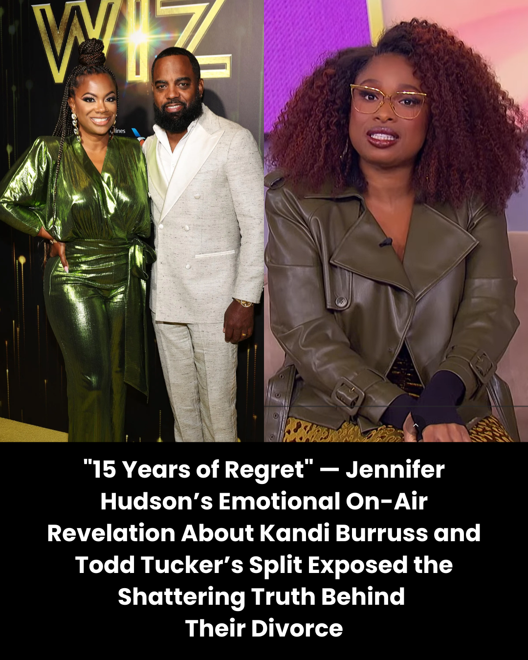 “15 Years of Regret” — Jennifer Hudson’s Emotional On-Air Revelation ...