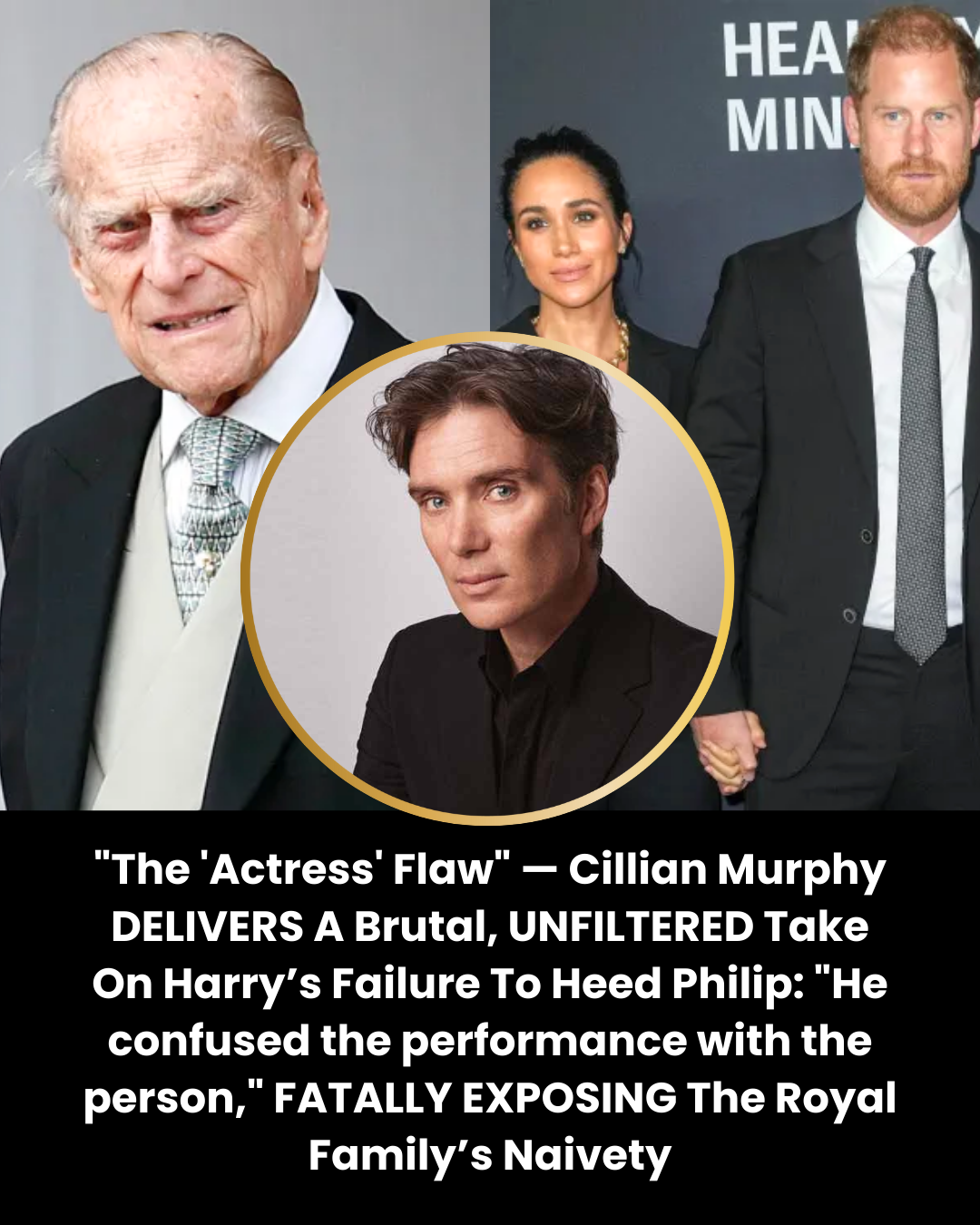 “The ‘Actress’ Flaw” — Cillian Murphy DELIVERS A Brutal, UNFILTERED Take On Harry’s Failure To ...