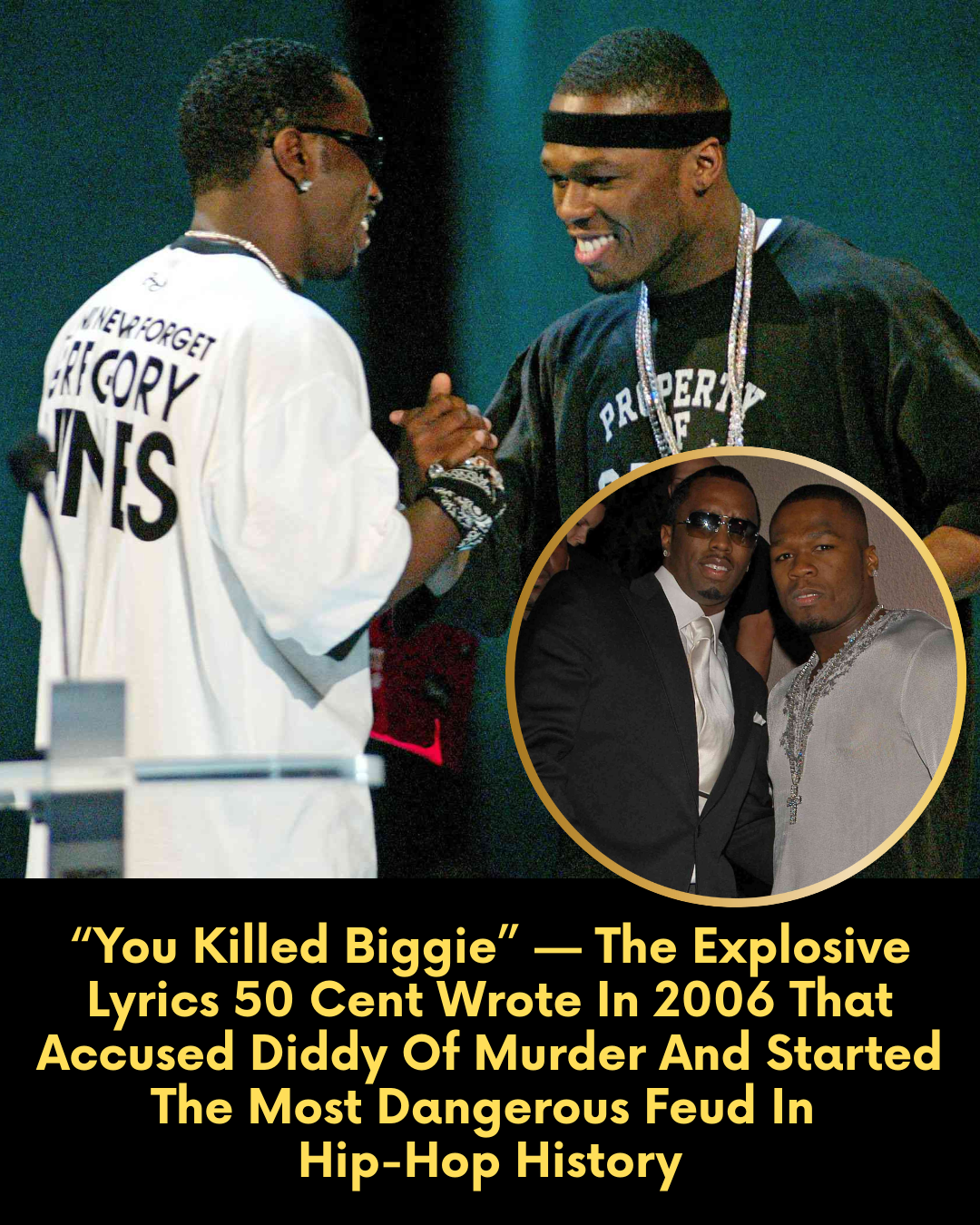 “You Killed Biggie” — The Explosive Lyrics 50 Cent Wrote In 2006 That ...