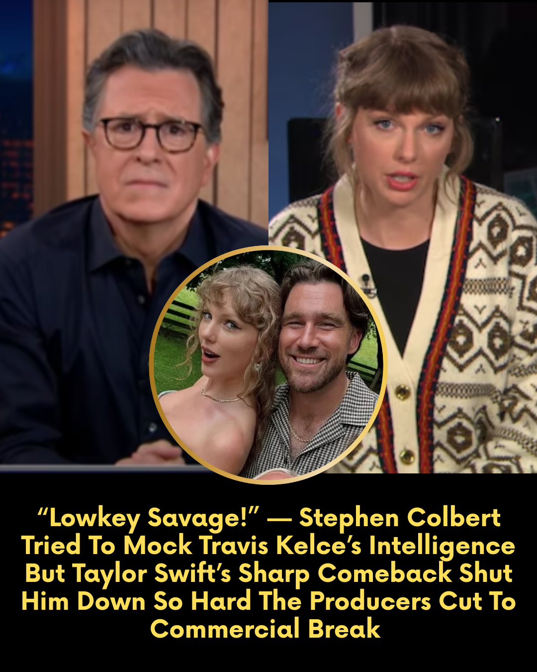 “Lowkey Savage!” — Stephen Colbert Tried To Mock Travis Kelce’s ...