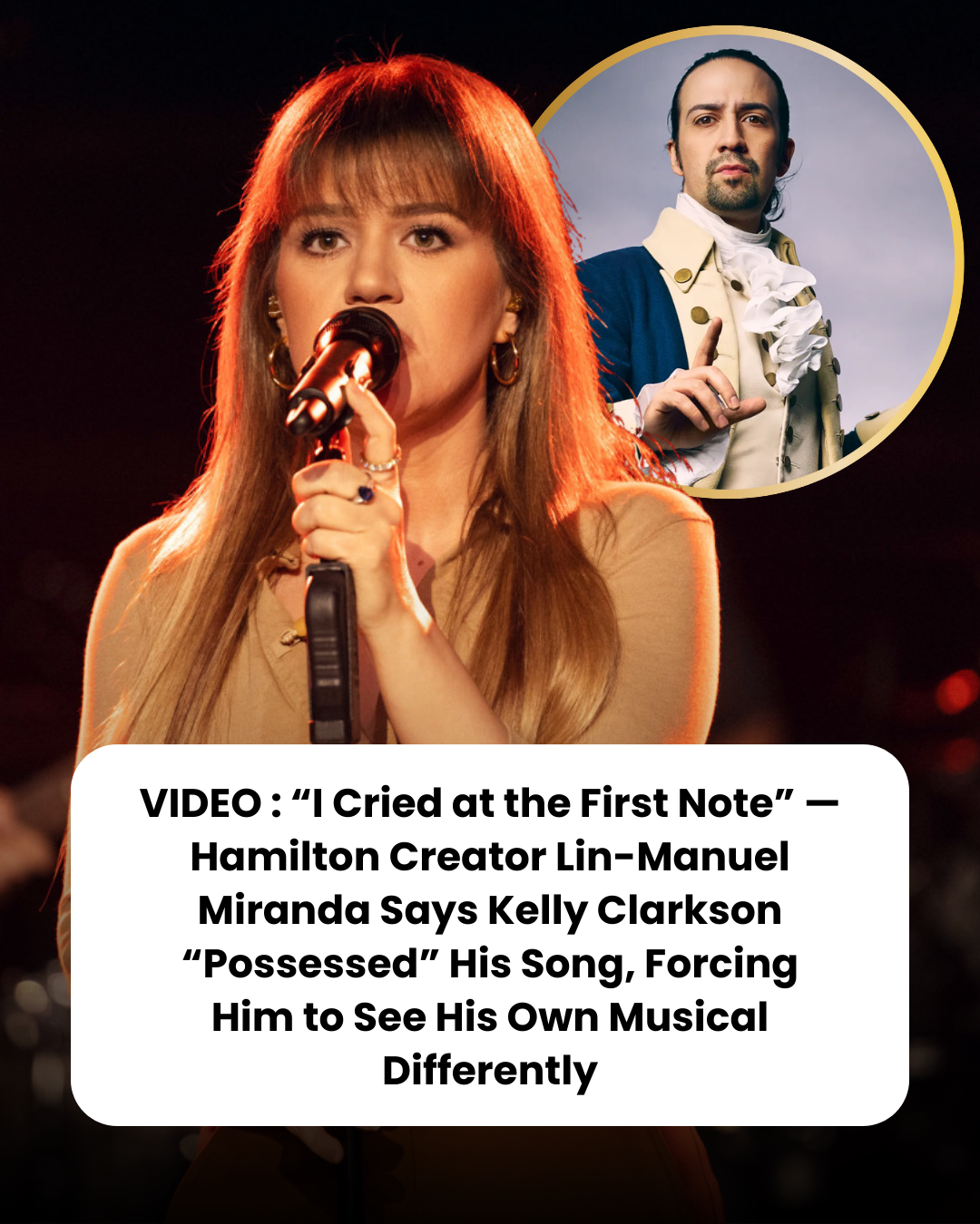 VIDEO : “I Cried at the First Note” — Hamilton Creator Lin-Manuel ...