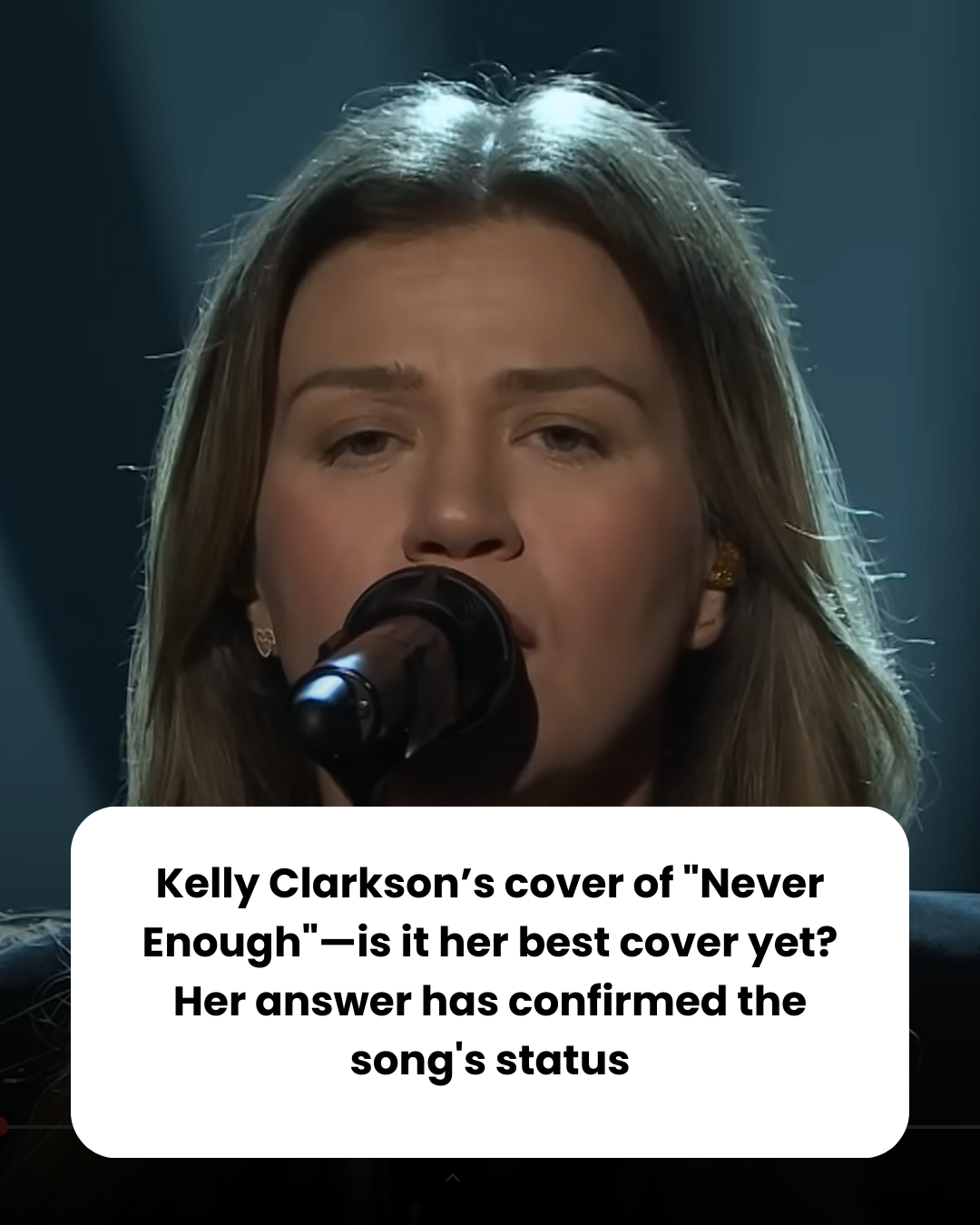 Kelly Clarkson’s cover of “Never Enough”—is it her best cover yet? Her answer has confirmed the ...