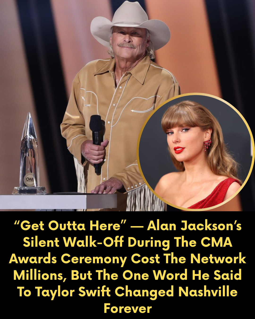 “Get Outta Here” — Alan Jackson’s Silent Walk-Off During The CMA Awards ...
