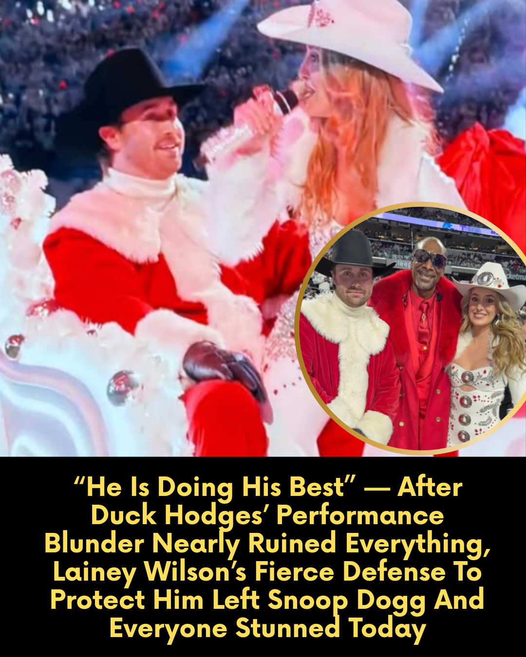 “He Is Doing His Best” — After Duck Hodges’ Performance Blunder Nearly ...